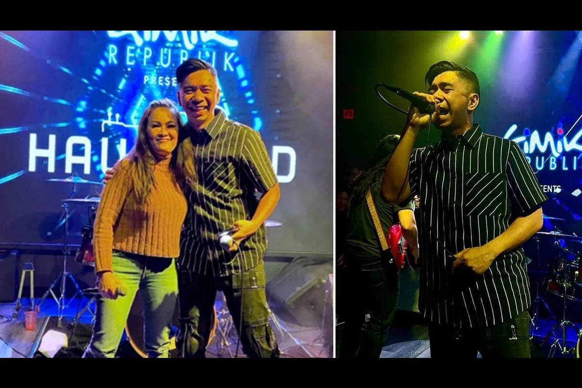 LOOK: Teddy Corpuz and Gladys Guevarra perform at a Filipino resto-bar ...