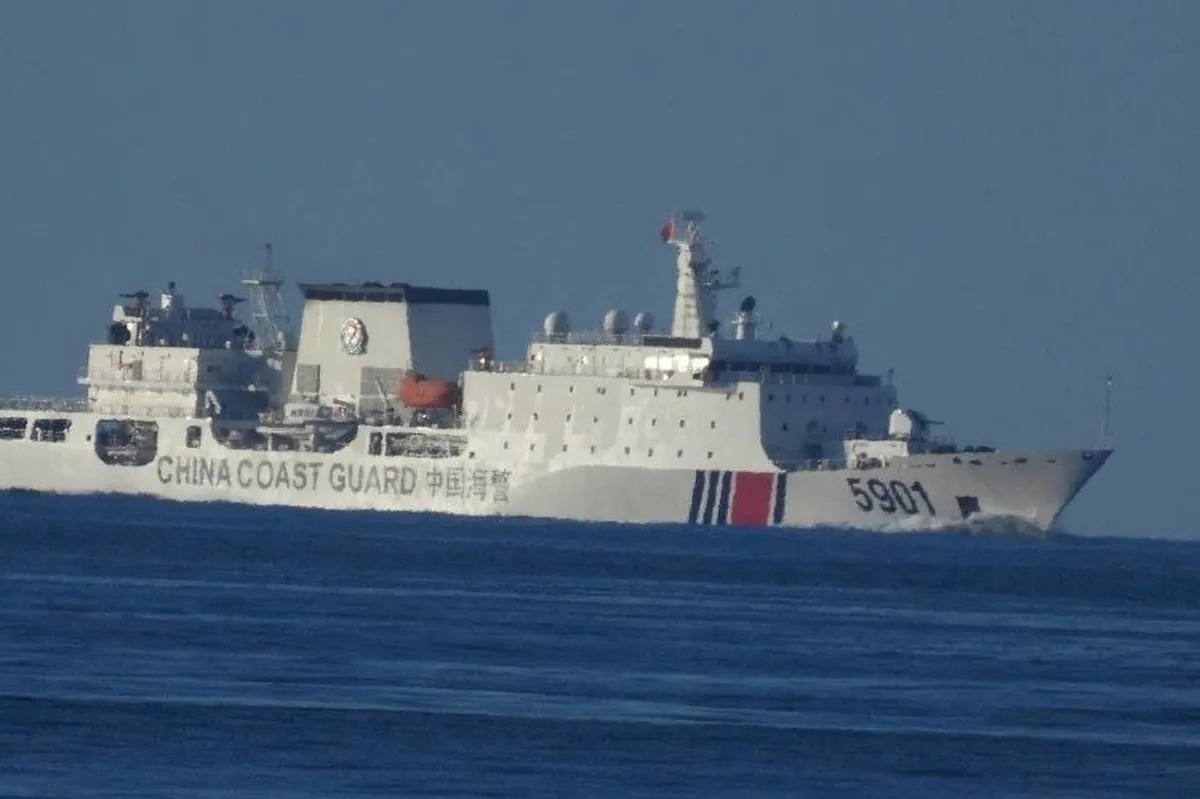 Dambuhalang barko ng China Coast Guard muling nakita sa West PH Sea | ABS-CBN News
