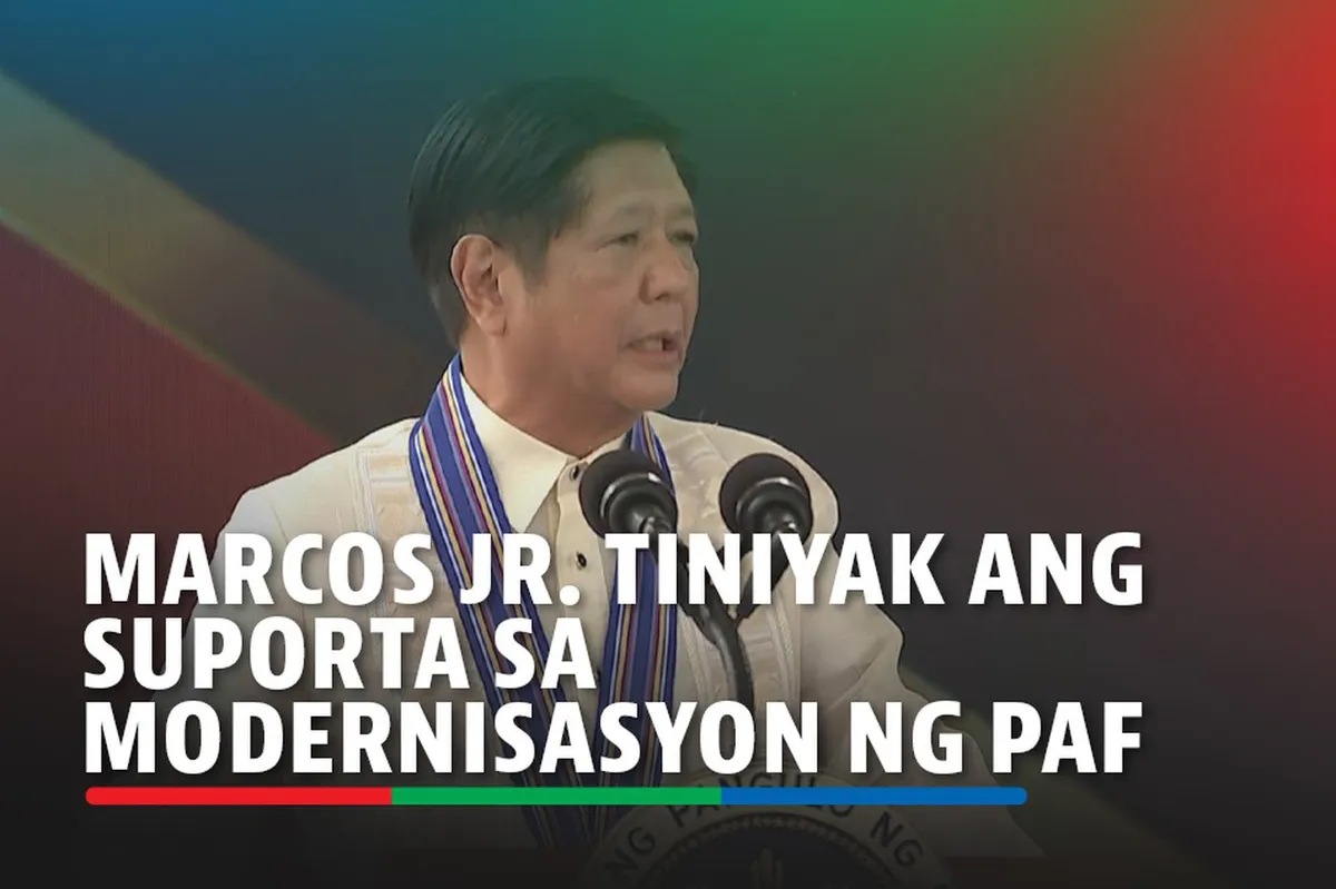 Marcos Jr. tiniyak ang suporta sa modernisasyon ng PAF | ABS-CBN News