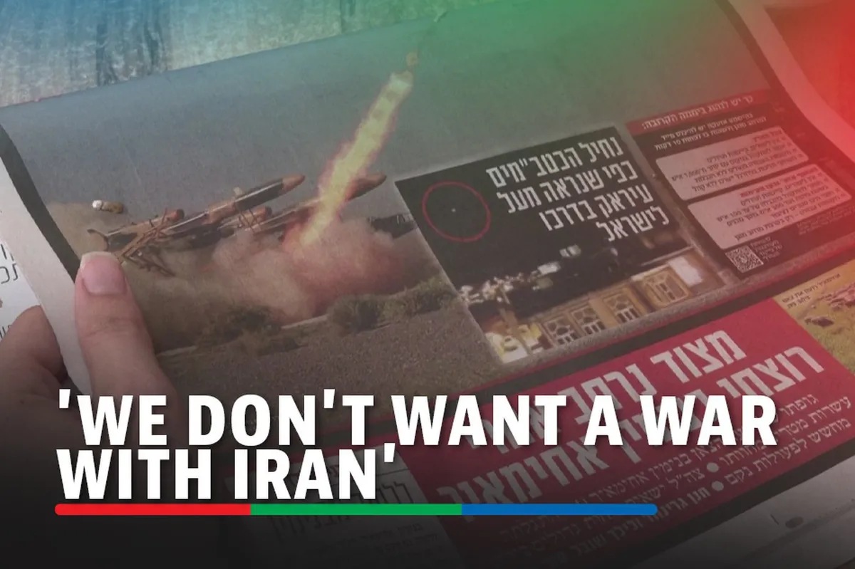 'We don't want a war with Iran': Israelis wake up from night of ...