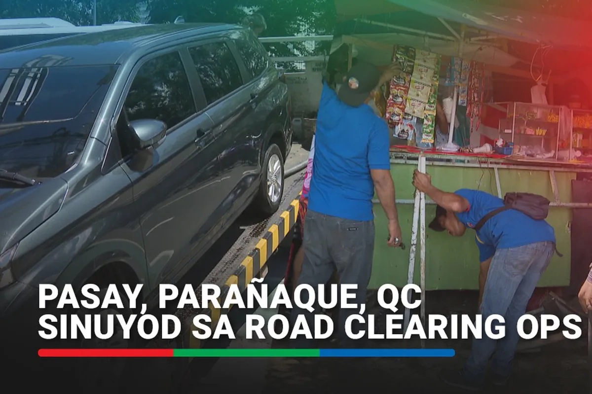 Pasay, Parañaque, QC sinuyod sa road clearing ops | ABS-CBN News