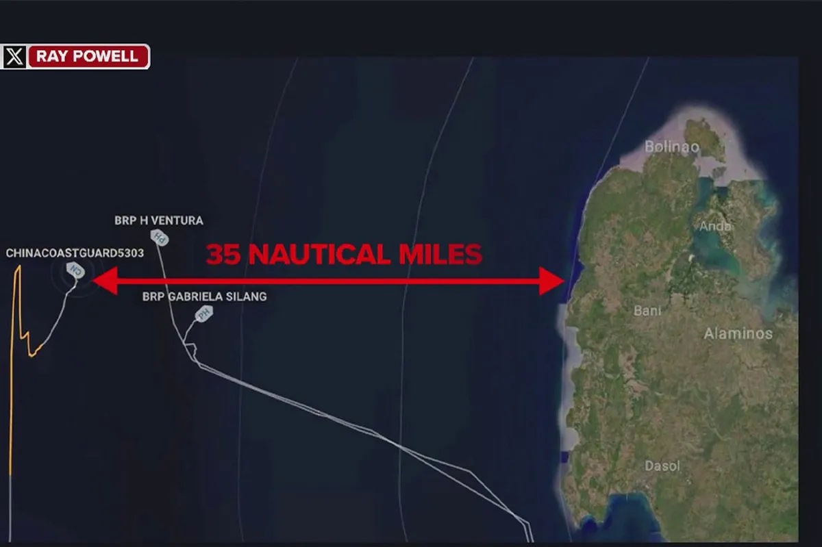 Chinese Coast Guard tails PH vessels conducting research in West PH Sea ...