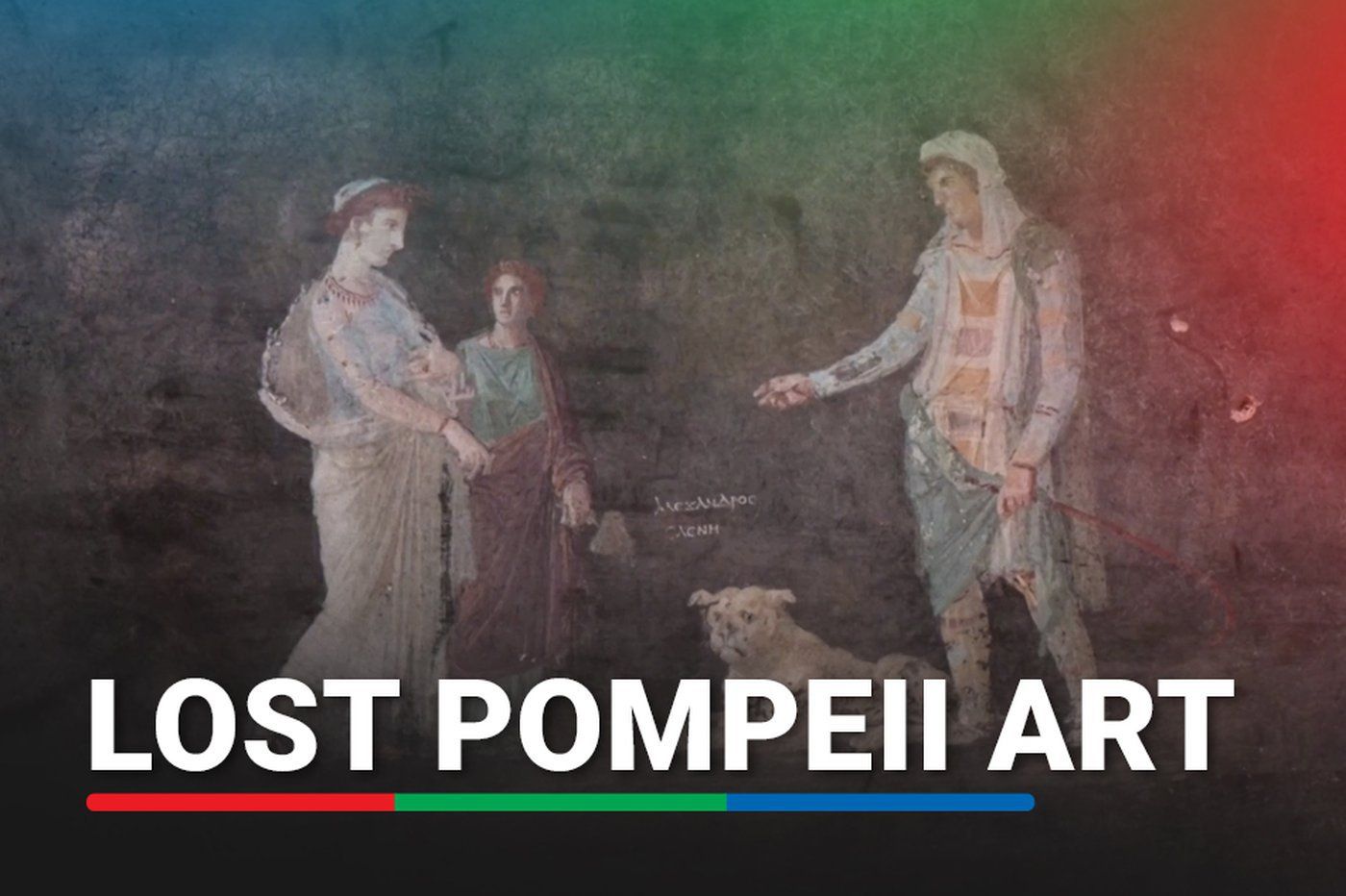 Pompeii archaeologists unearth hidden paintings in new excavation | ABS ...