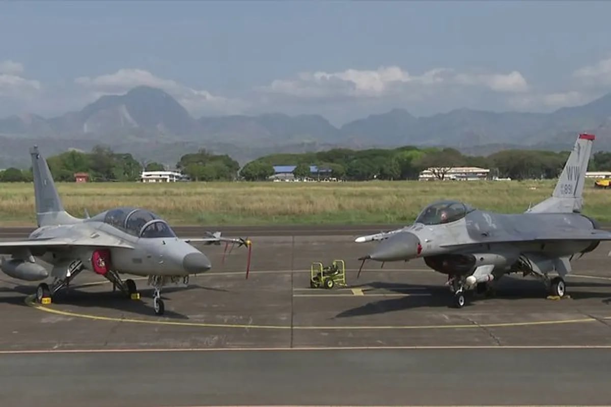 PH, US fighter jets hold combat maneuvers over Basa Air Base | ABS-CBN News