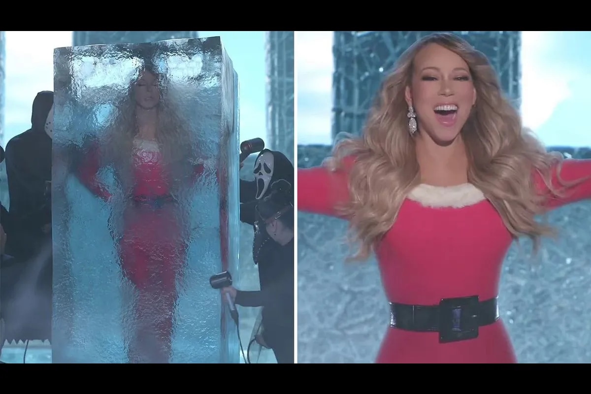 WATCH: Mariah Carey gets ‘defrosted’ in video as she welcomes the ...