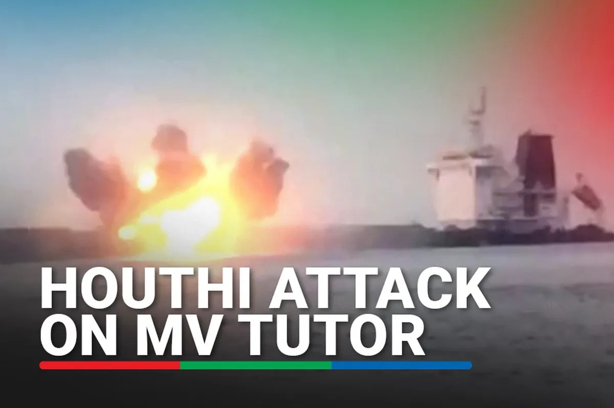 Houthis release video showing attack on ship with Filipino crew | ABS ...