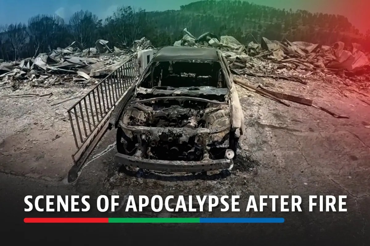 'It's very devastating': Apocalyptic scene as South Fork Fire ravages ...
