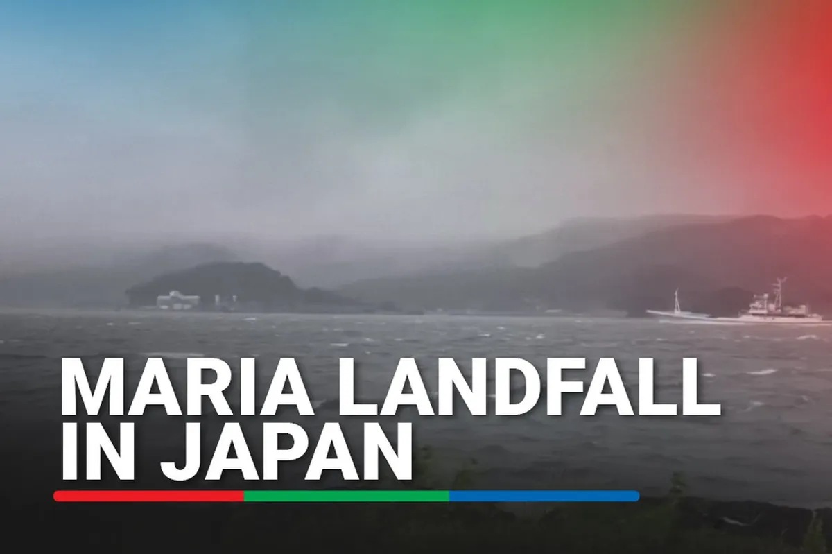 Strong wind, rain sweep across Japan as Typhoon Maria makes landfall ...