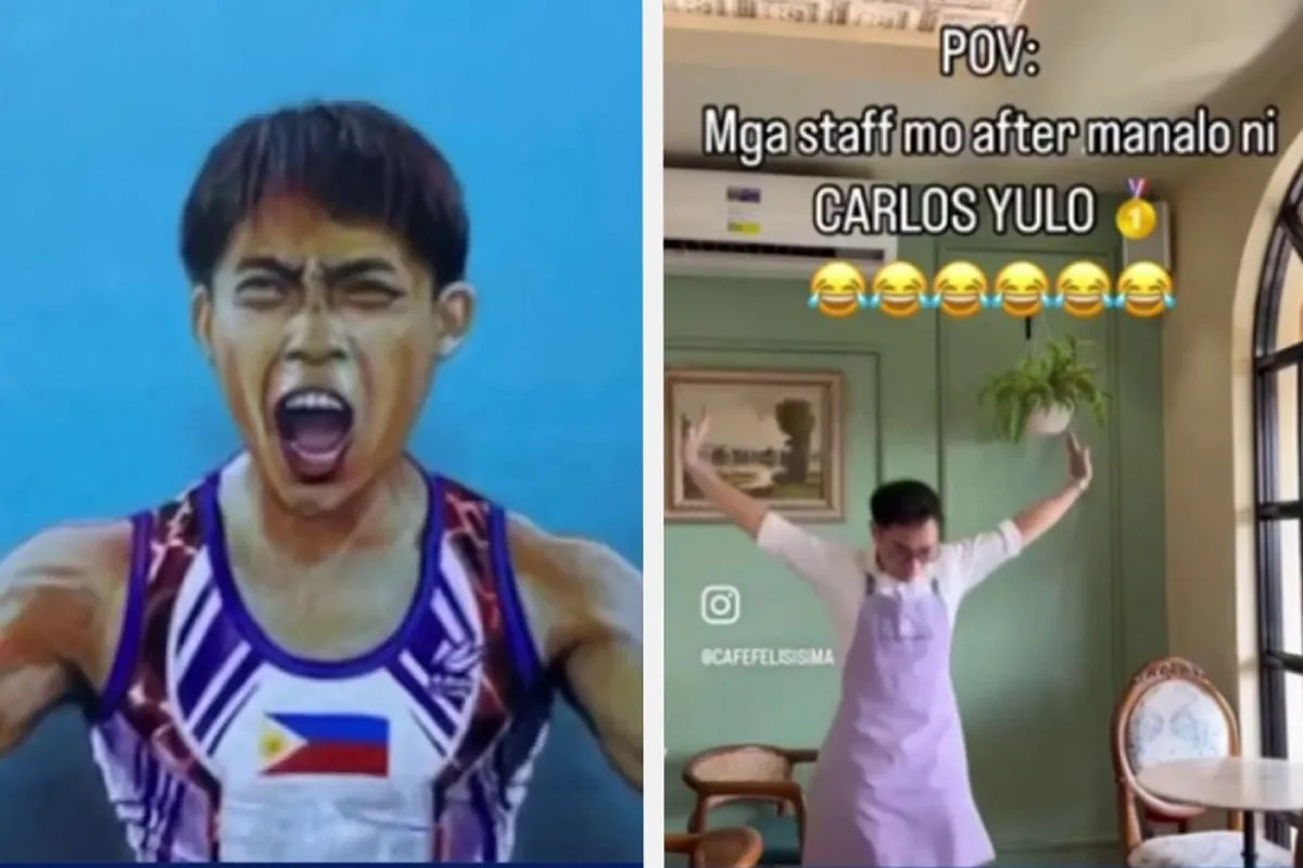Winning moves ni Yulo sa Olympics ginaya ng ilang netizens | ABS-CBN Sports
