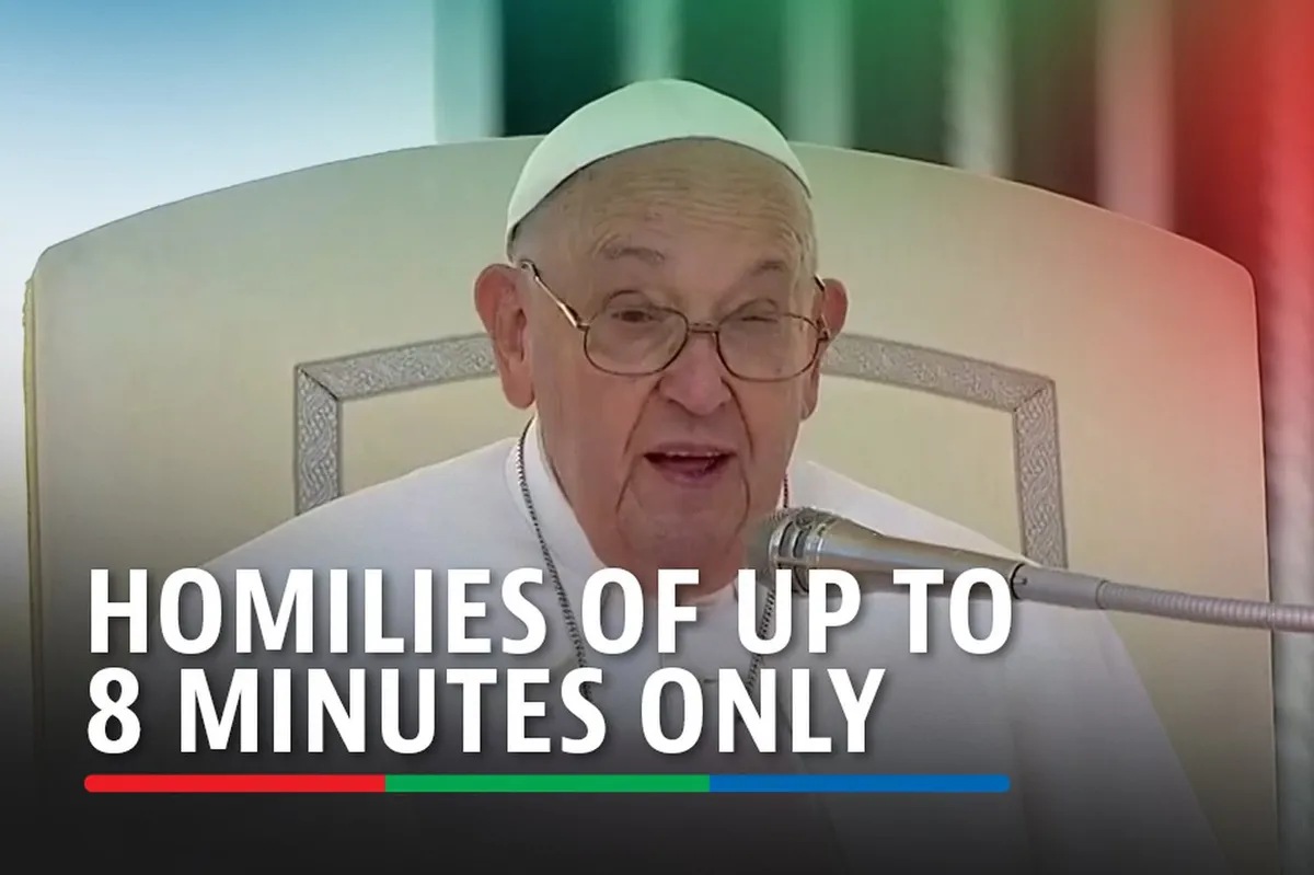 Pope tells priests to keep it snappy or people will nod off | ABS-CBN News