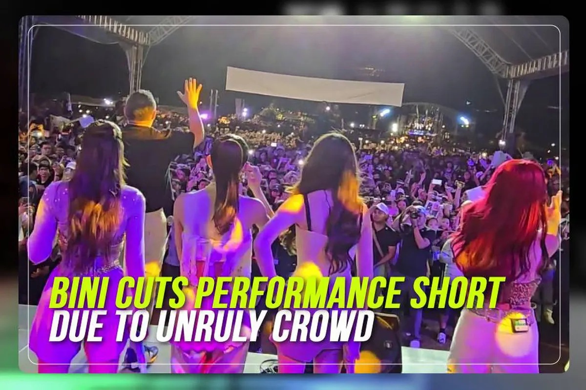 BEHIND THE SCENES: Safety concerns force BINI to cut short 'Araw ng ...