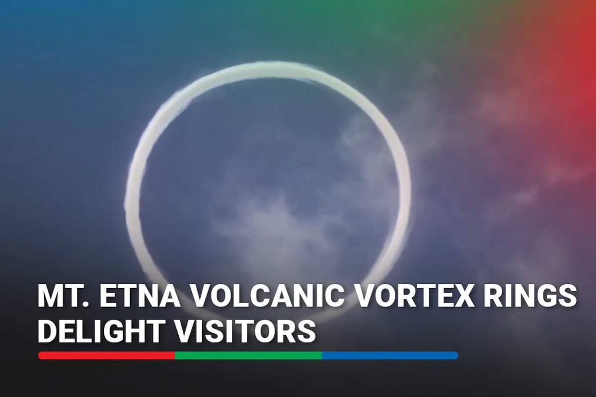 Mt. Etna volcanic vortex rings delight visitors | ABS-CBN News
