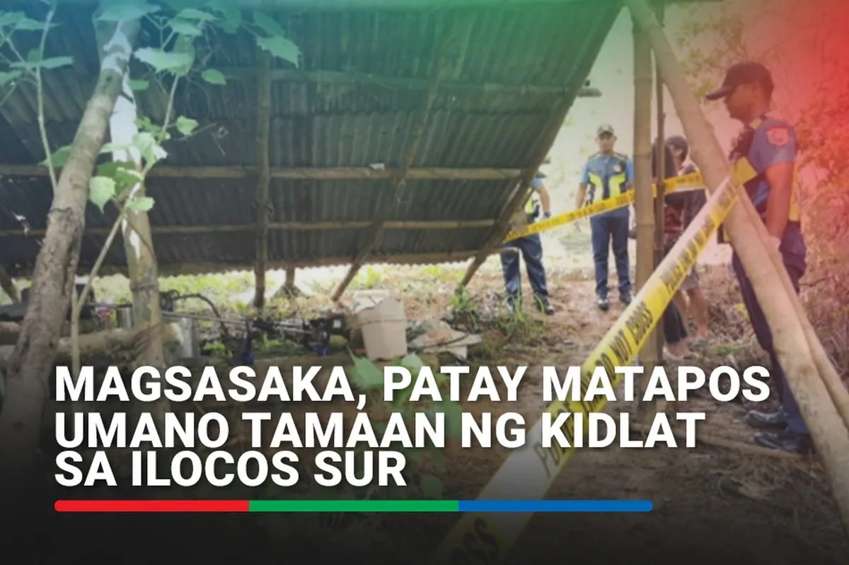 Magsasaka, patay matapos umano tamaan ng kidlat sa Ilocos Sur | ABS-CBN ... Magsasaka, patay matapos umano tamaan ng kidlat sa Ilocos Sur | ABS-CBN ...