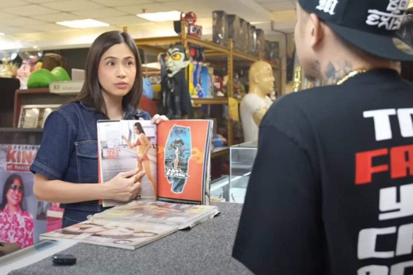 Diana Zubiri sells copy of her controversial FHM issue to Boss Toyo ...