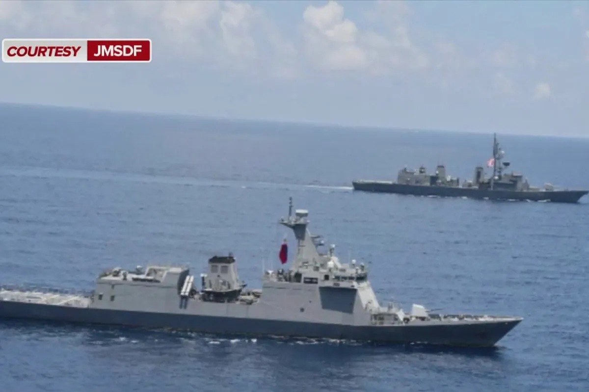Mga barkong pandigma ng PH, Japan, nagsagawa ng maritime drills sa West ...