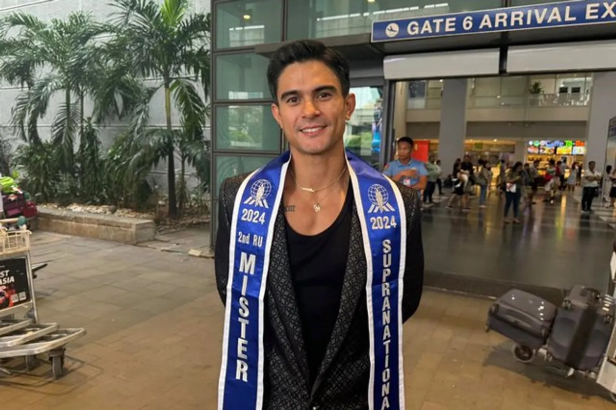 Mr. Supranational 2nd runner-up Brandon Espiritu returns to Manila ...