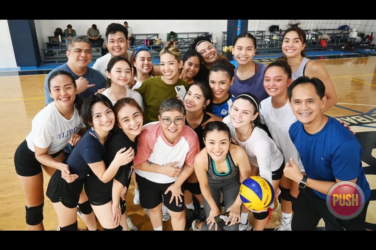 Star Magic ladies, nagpapractice na para sa all-star volleyball game ...