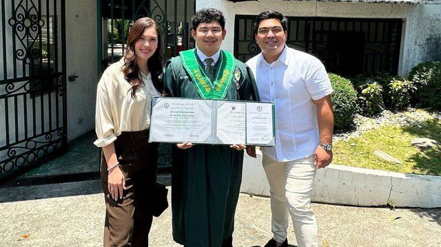 Jolo Revilla attends son Gab’s high school graduation | ABS-CBN ...