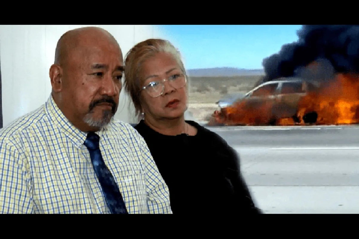 Fil-Am couple survives vehicle fire, explosion | ABS-CBN News