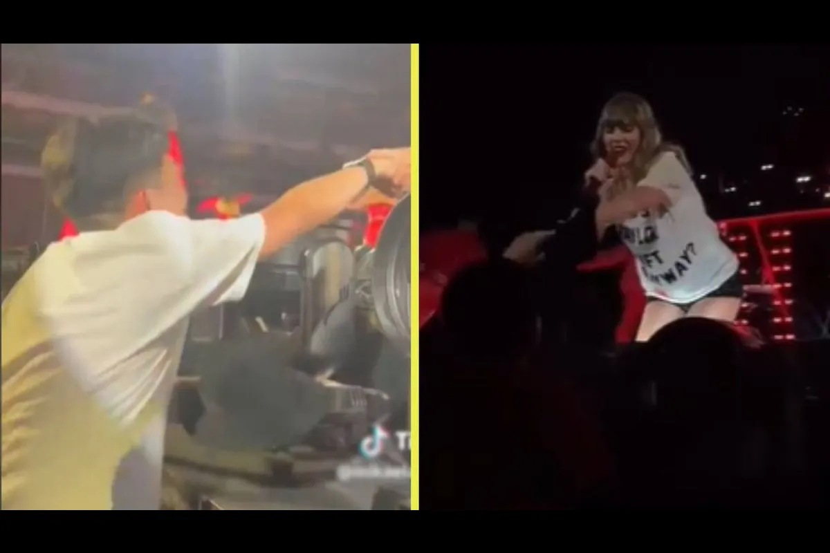 WATCH: Taylor Swift gives hat to Filipino Swiftie at ‘Eras’ concert ...