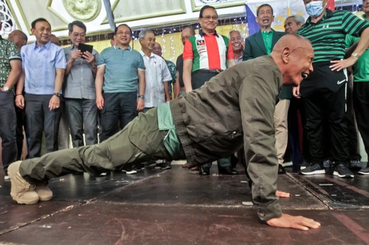 PHOTO: Retired Col. Querubin to run for senator | ABS-CBN News