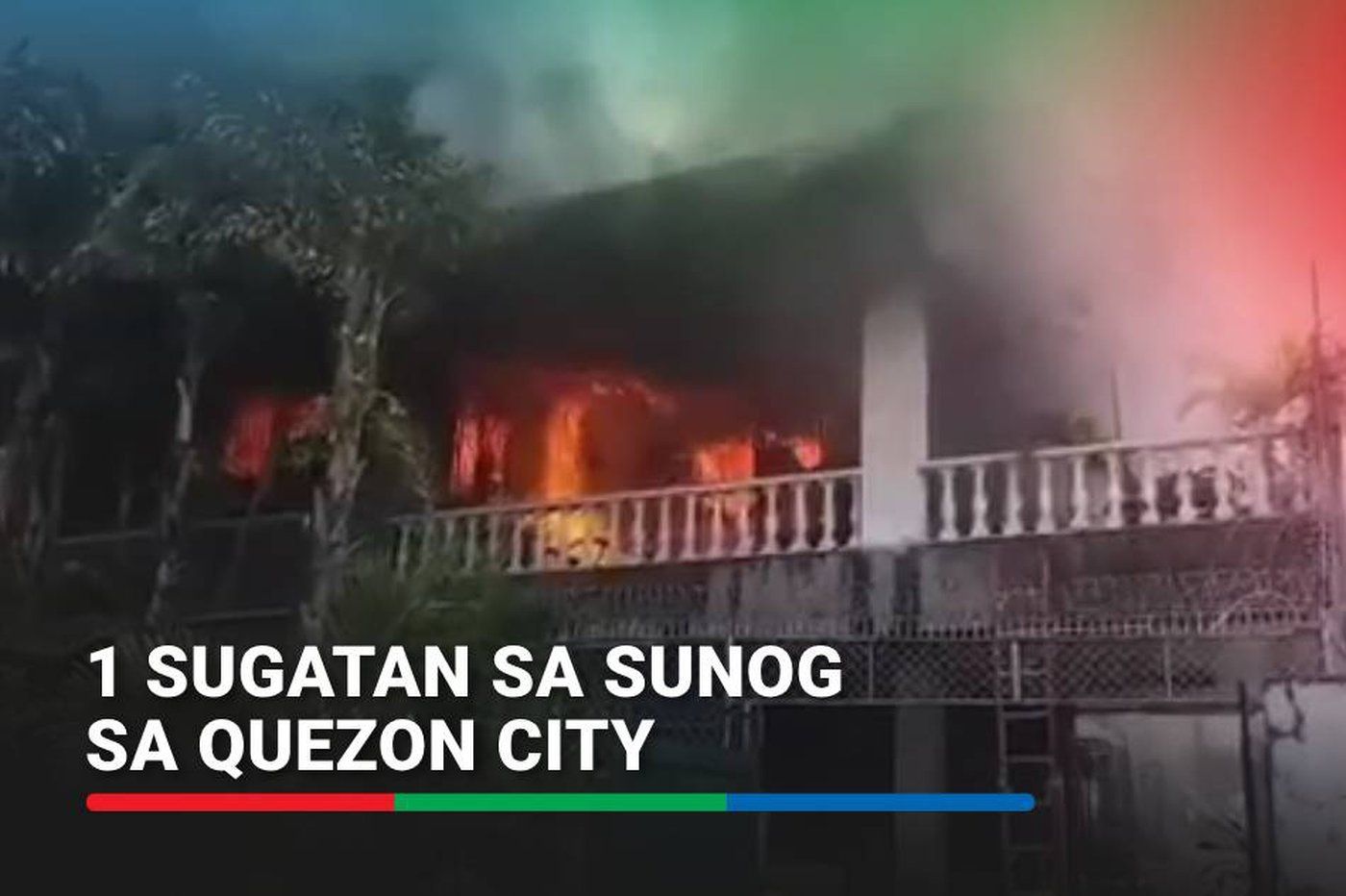 1 sugatan sa sunog sa Quezon City | ABS-CBN News
