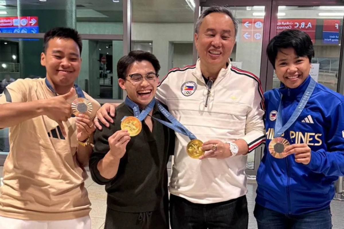 Yulo, Petecio, Villegas receive more incentives from POC | ABS-CBN Sports