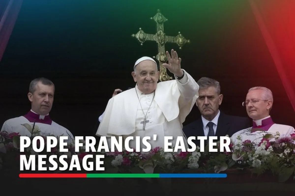 Pope Francis, in Easter address, calls for Gaza ceasefire | ABS-CBN News
