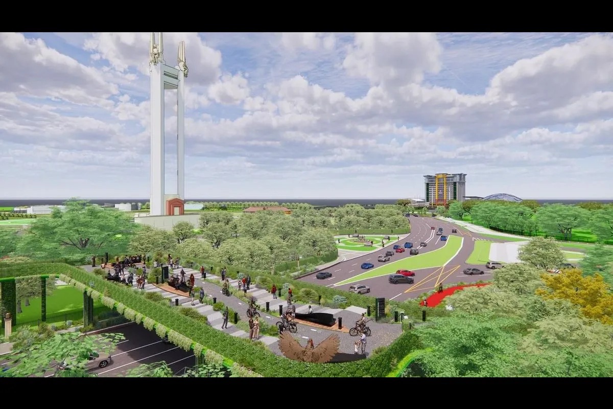 QC starts building elevated path linking memorial circle, wildlife park ...