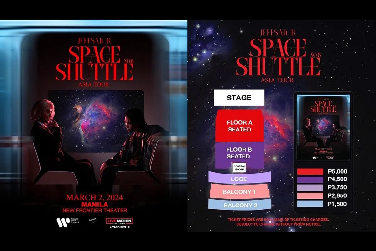 Here are the ticket details for Jeff Satur’s Space Shuttle No.8 Manila ...