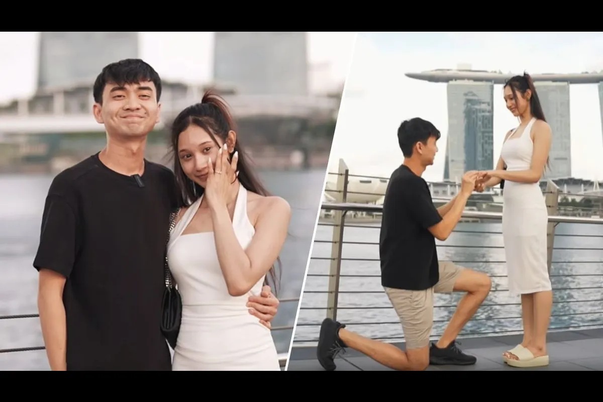 Xian Gaza proposes to his girlfriend in Singapore | ABS-CBN Entertainment