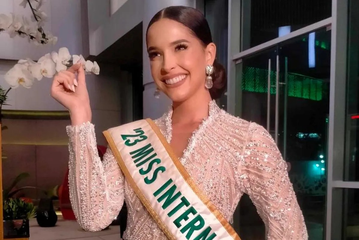 Miss International Andrea Rubio visits Manila for Bb. Pilipinas 2024 ...