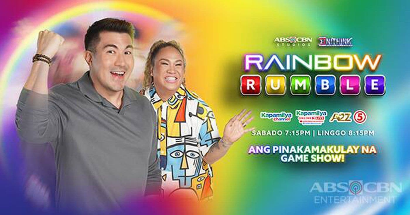 ABS-CBN launches most colorful game show “Rainbow Rumble” | ABS-CBN ...