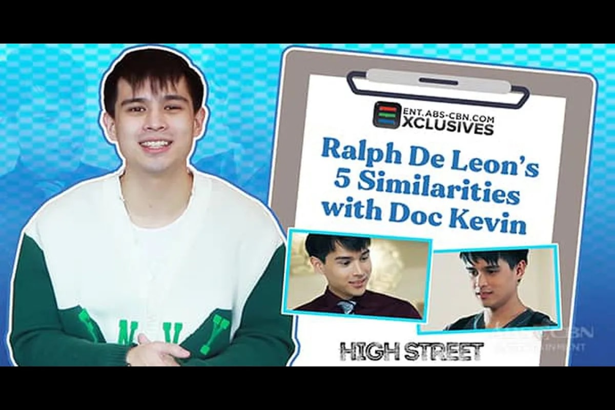 Ralph de Leon bares 5 similarities with High Street character Doc Kevin | ABS-CBN Entertainment