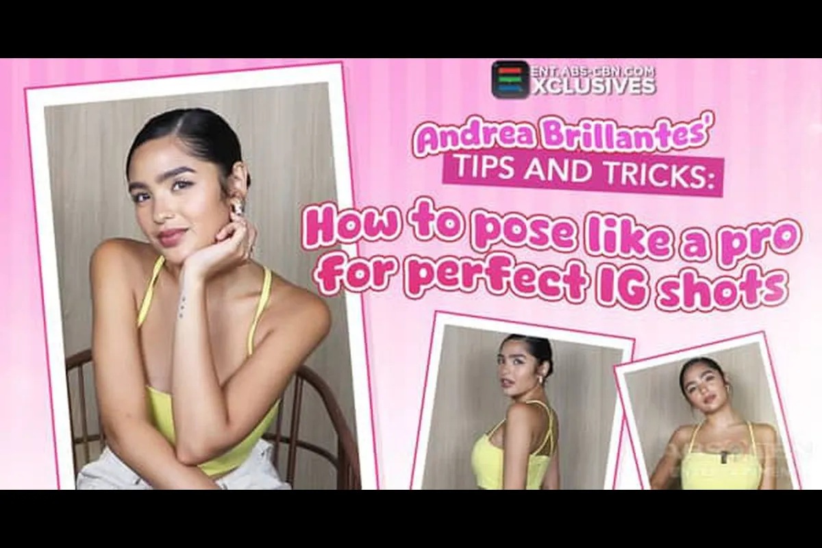 Andrea teaches us how to pose like a pro for perfect IG shots | ABS-CBN ...