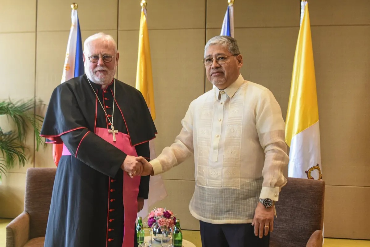 PHOTO: Vatican Archbishop Gallagher arrives in Manila for series of ...