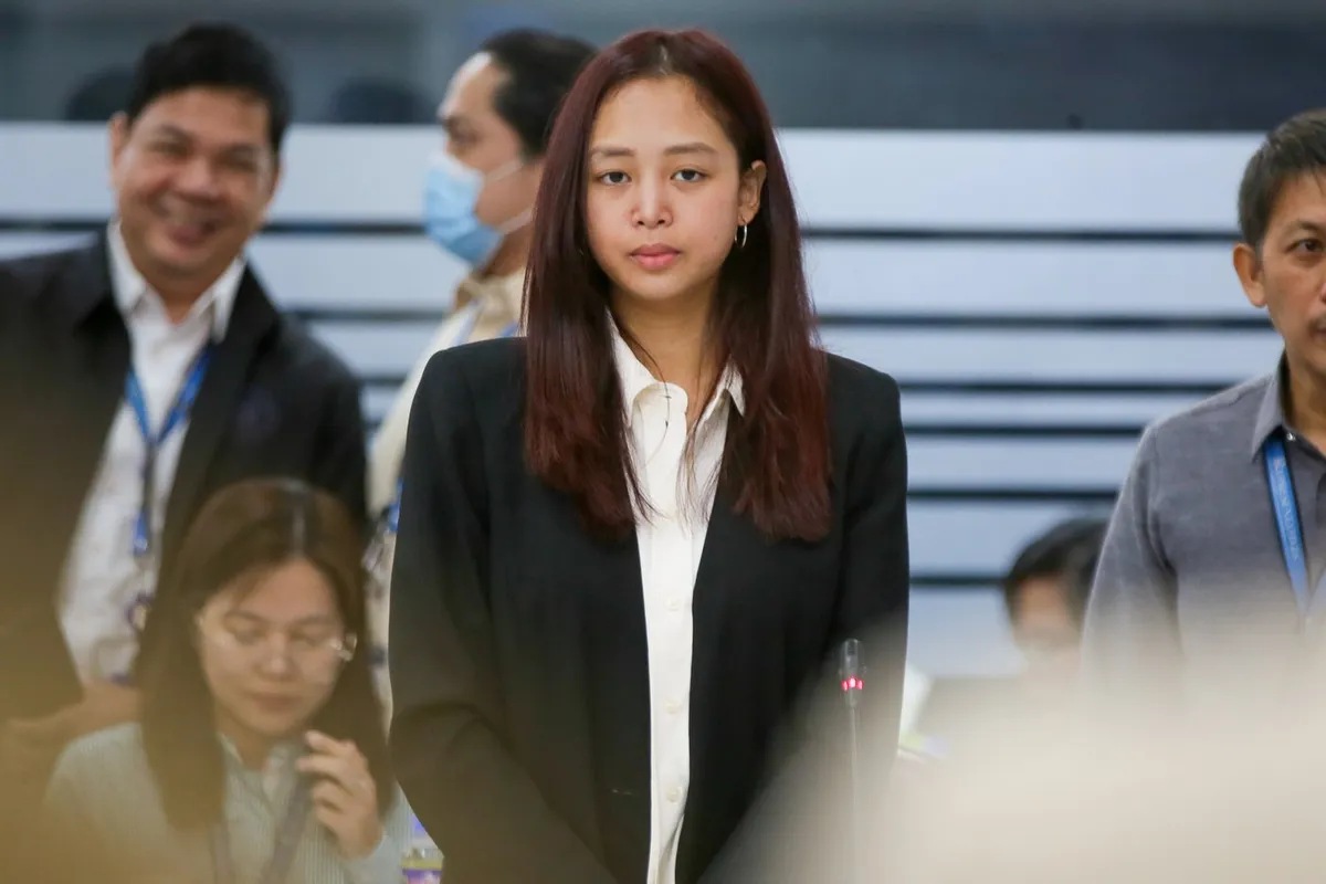 Photo Cassandra Ong Appears Before House Probe Abs Cbn News