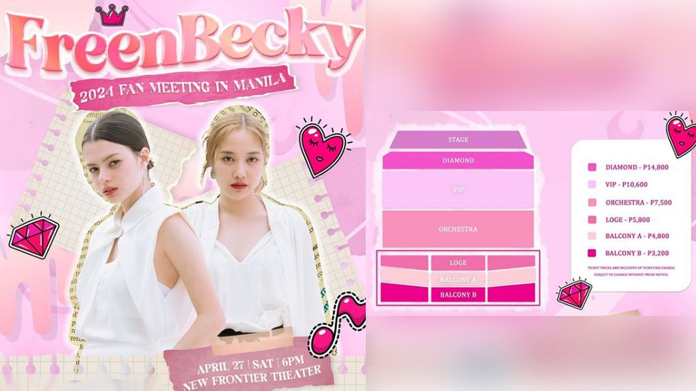 Here are the ticket prices for the FreenBecky 2024 Fan Meeting in Manila | ABS-CBN Entertainment