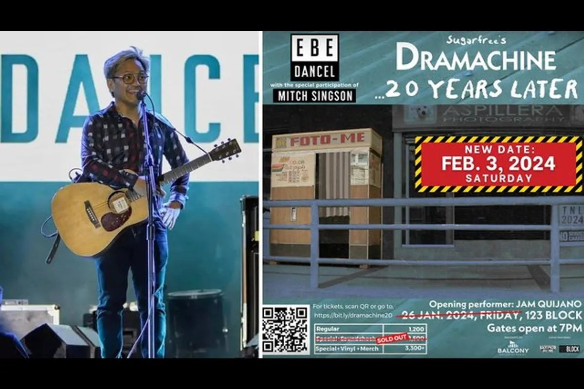 Ebe Dancel moves ‘Dramachine’ anniversary concert to February | ABS-CBN ...