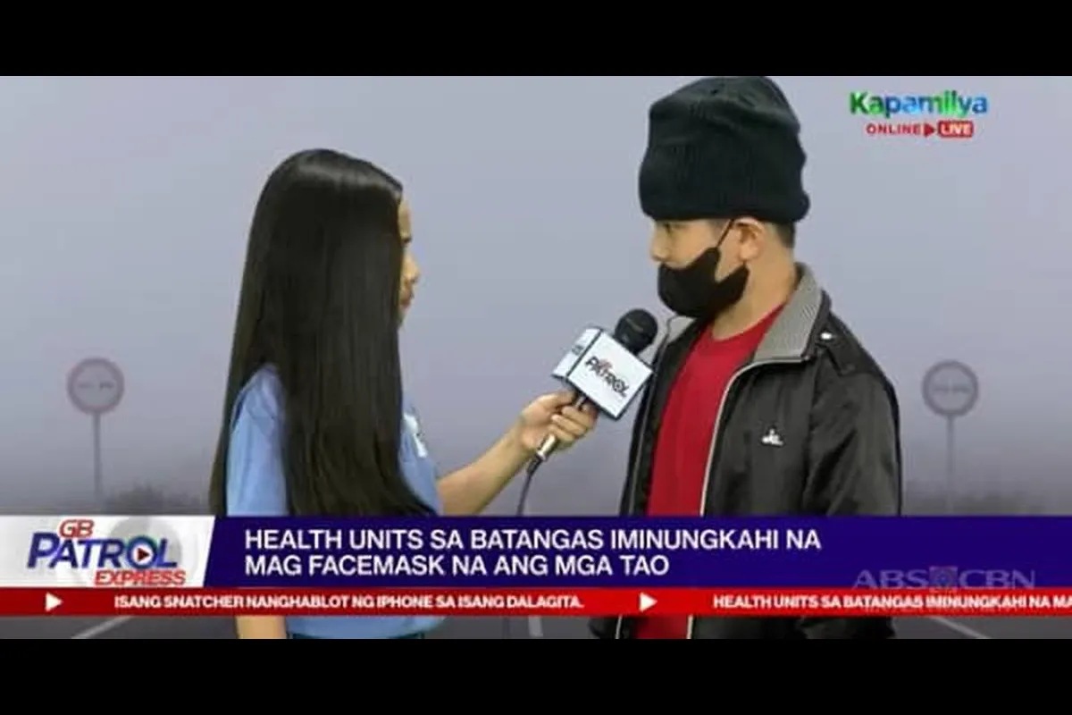 GB Patrol: Health units sa Batangas iminungkahi na mag facemask na ang ...