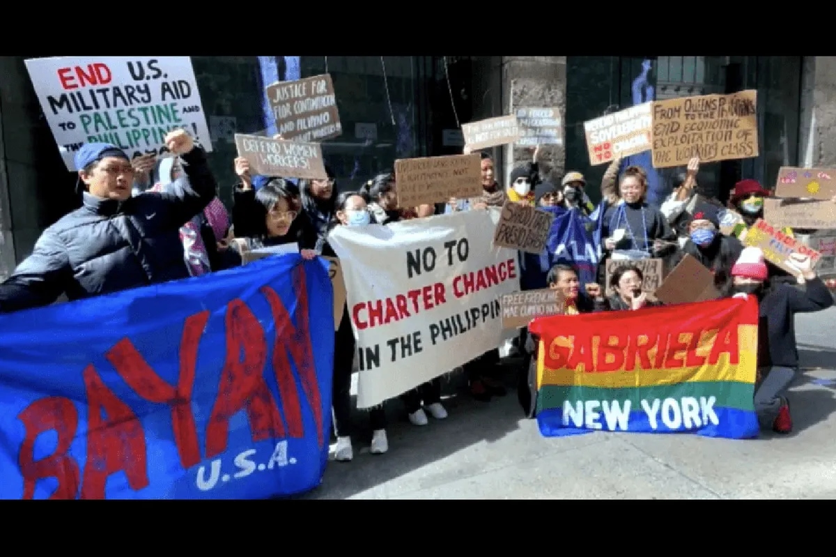 Fil-Ams in New York protest House resolution passage on PH charter ... Fil-Ams in New York protest House resolution passage on PH charter ...