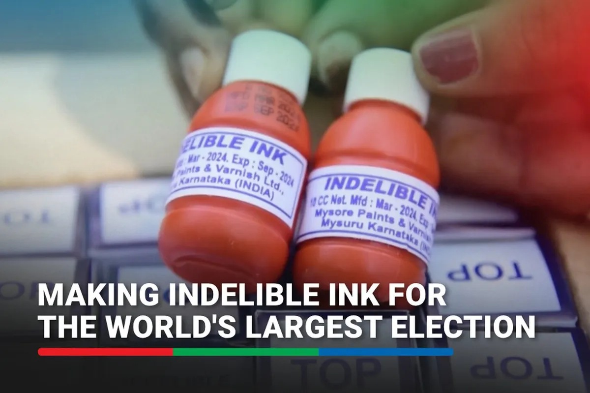 Making indelible ink for the world's largest election | ABS-CBN News
