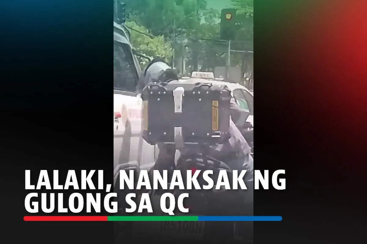 Lalaking nanaksak ng gulong sa QC, pinagpapaliwanag | ABS-CBN News