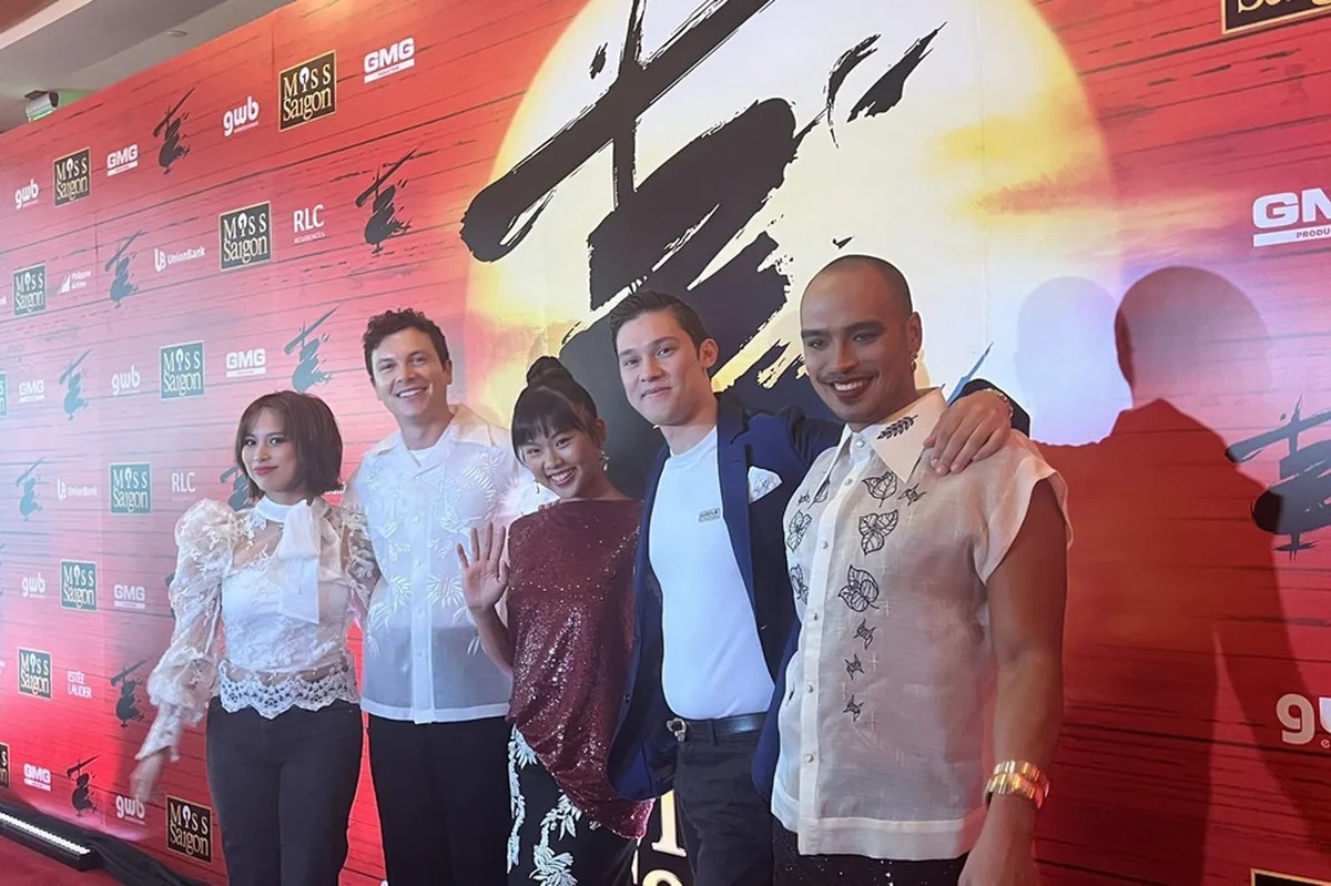 Pinoy cast members ready to turn up the heat in ‘Miss Saigon’ | ABS-CBN ...