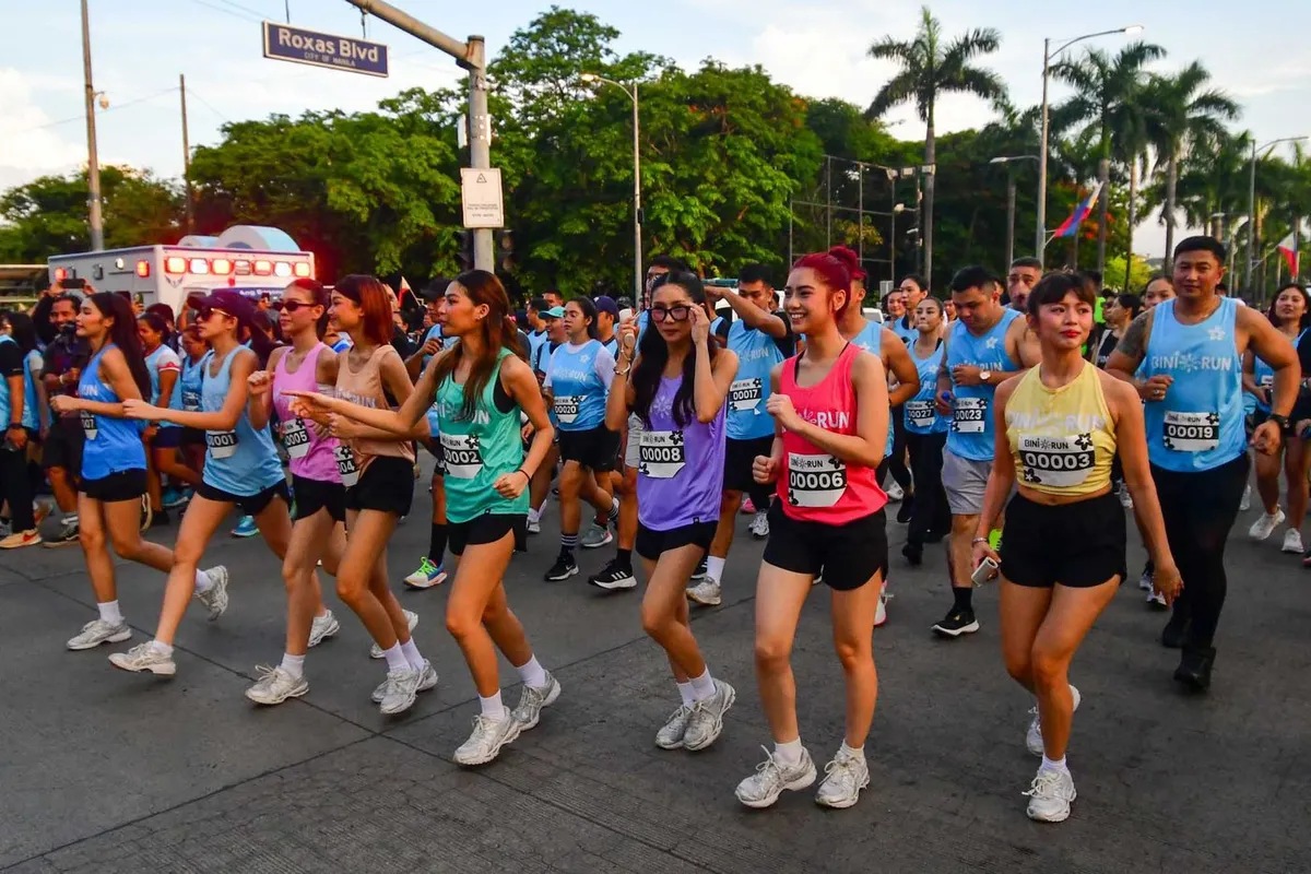 IN PHOTOS: BINI Run: Final stretch ahead of ‘BINIverse’ | ABS-CBN ...