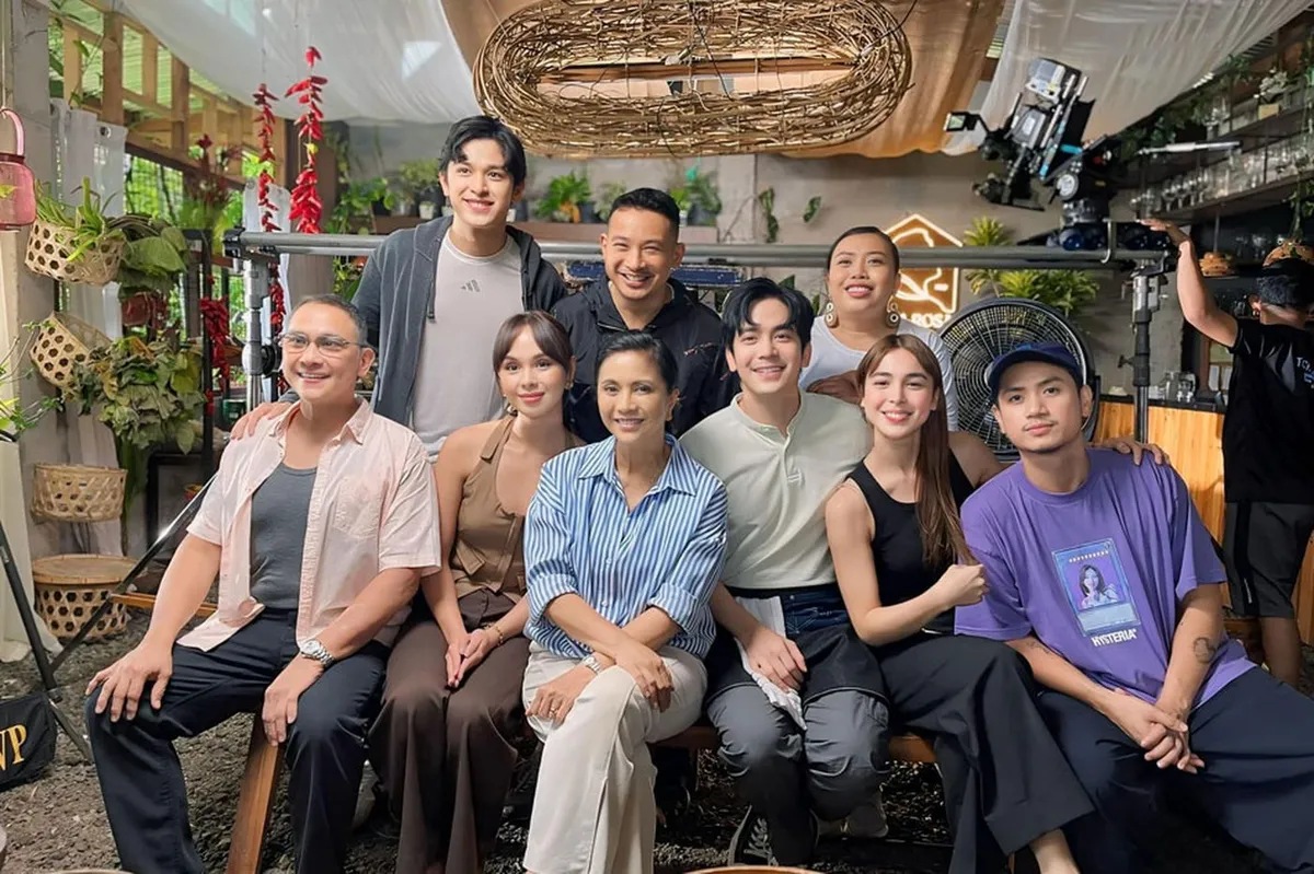 LOOK: Leni Robredo visits set of JoshLia's film 'Un/happy For You ...