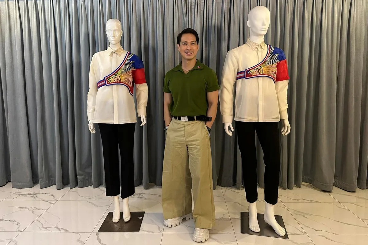 Francis Libiran unveils 'Sinag' barong for Team PH at Paris Olympics ...