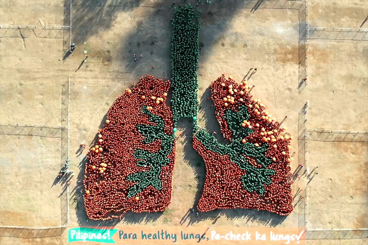 PH sets world record on biggest human lung formation | ABS-CBN News