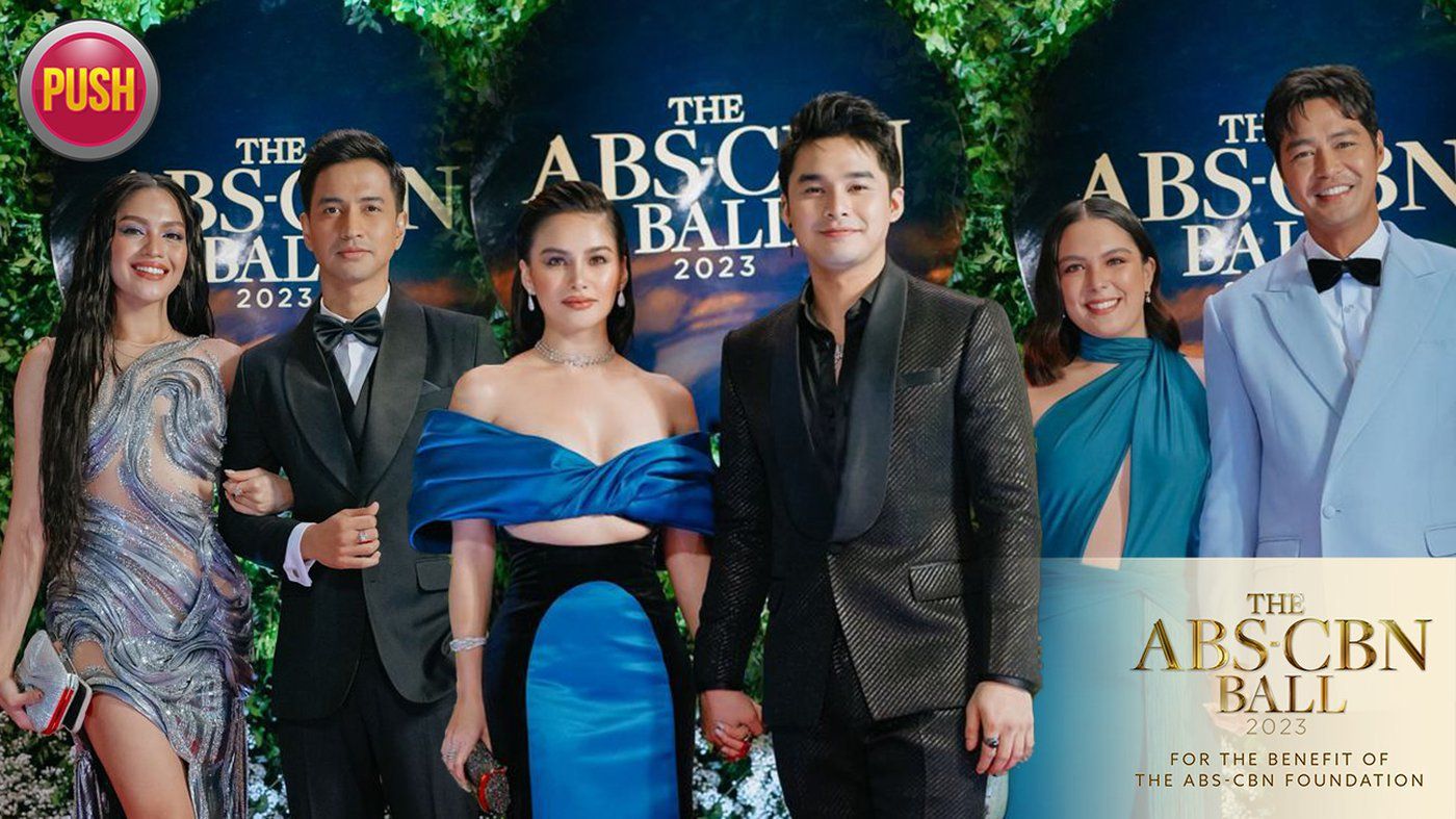 Real-life couples, hand in hand at the ABS-CBN Ball 2023 red carpet ...