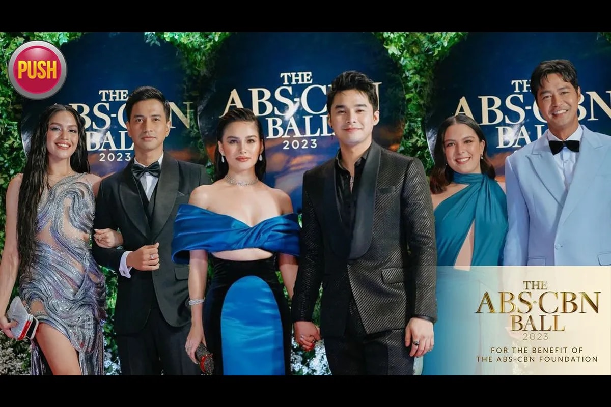 Real-life couples, hand in hand at the ABS-CBN Ball 2023 red carpet ...